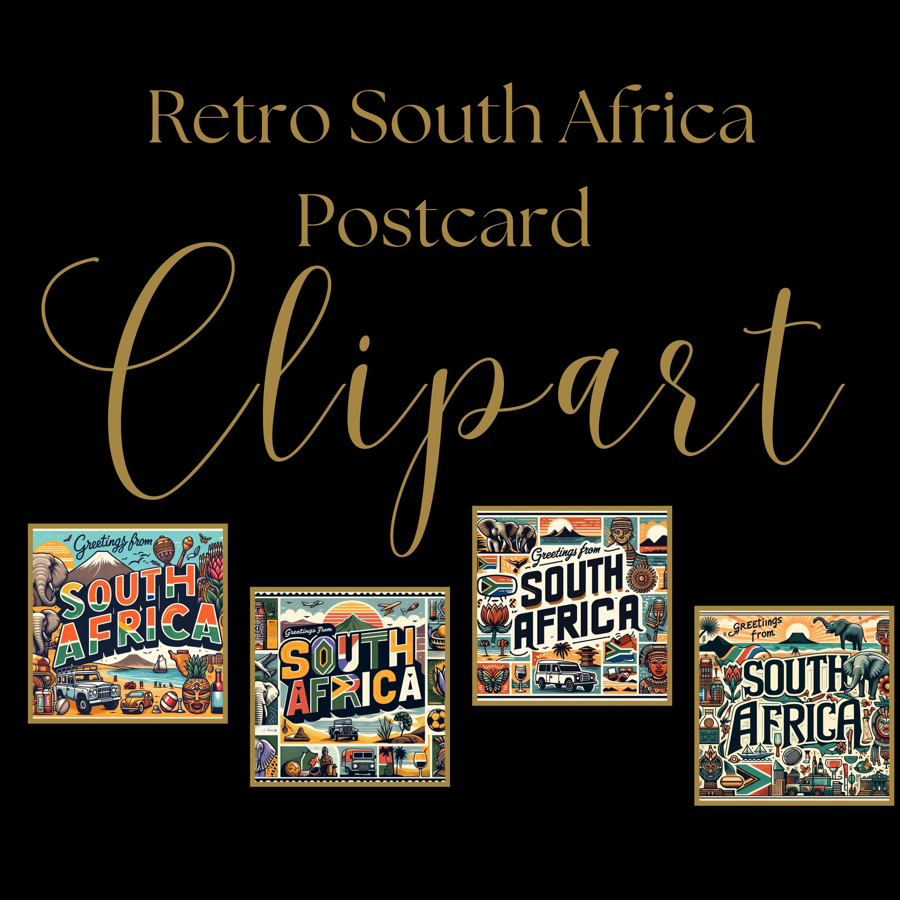 South Africa Postcard PNG | Greetings From SA Digital Art | African ...