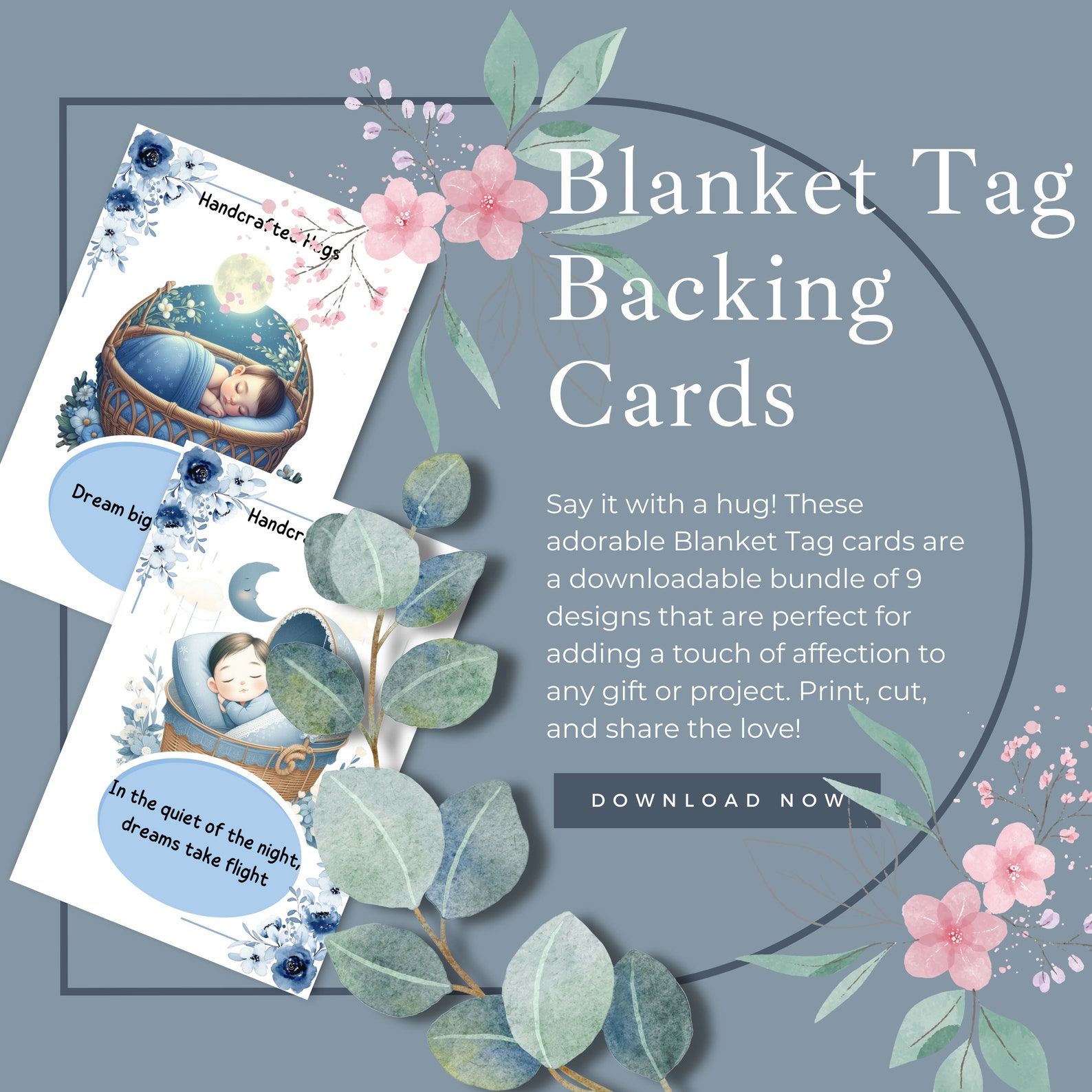 Backing Cards for Handmade Baby Blankets Adding a Touch to the ...