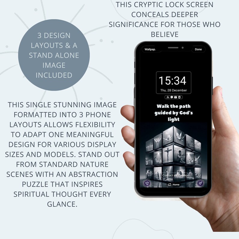Encrypted Scripture Cube Wallpapers - "walk by God's Light". Wallpaper ...