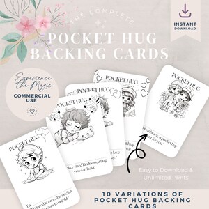 Printable Pocket Hug Cards for Kids Tiny Treasures of Joy Digital ...