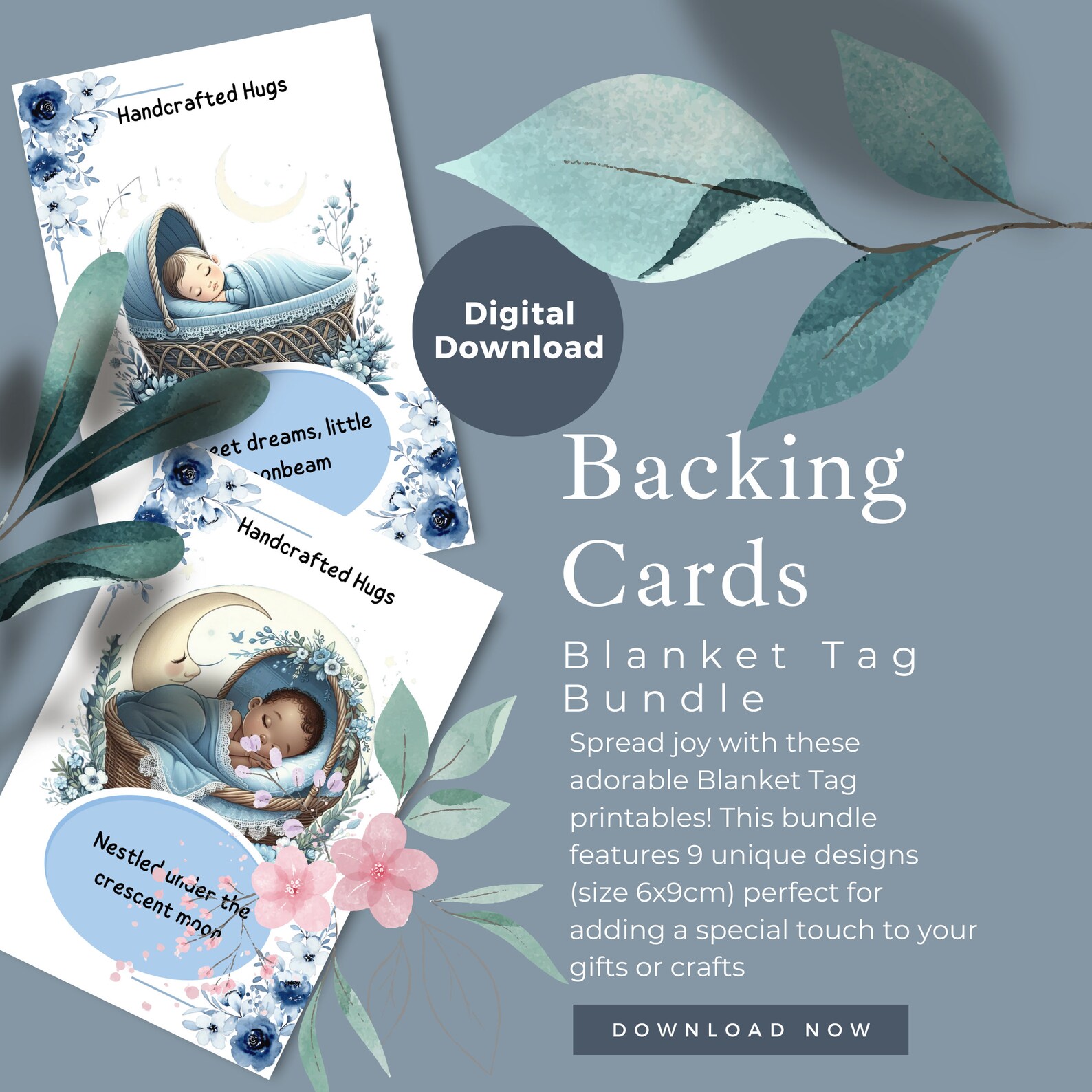 Backing Cards for Handmade Baby Blankets Adding a Touch to the ...