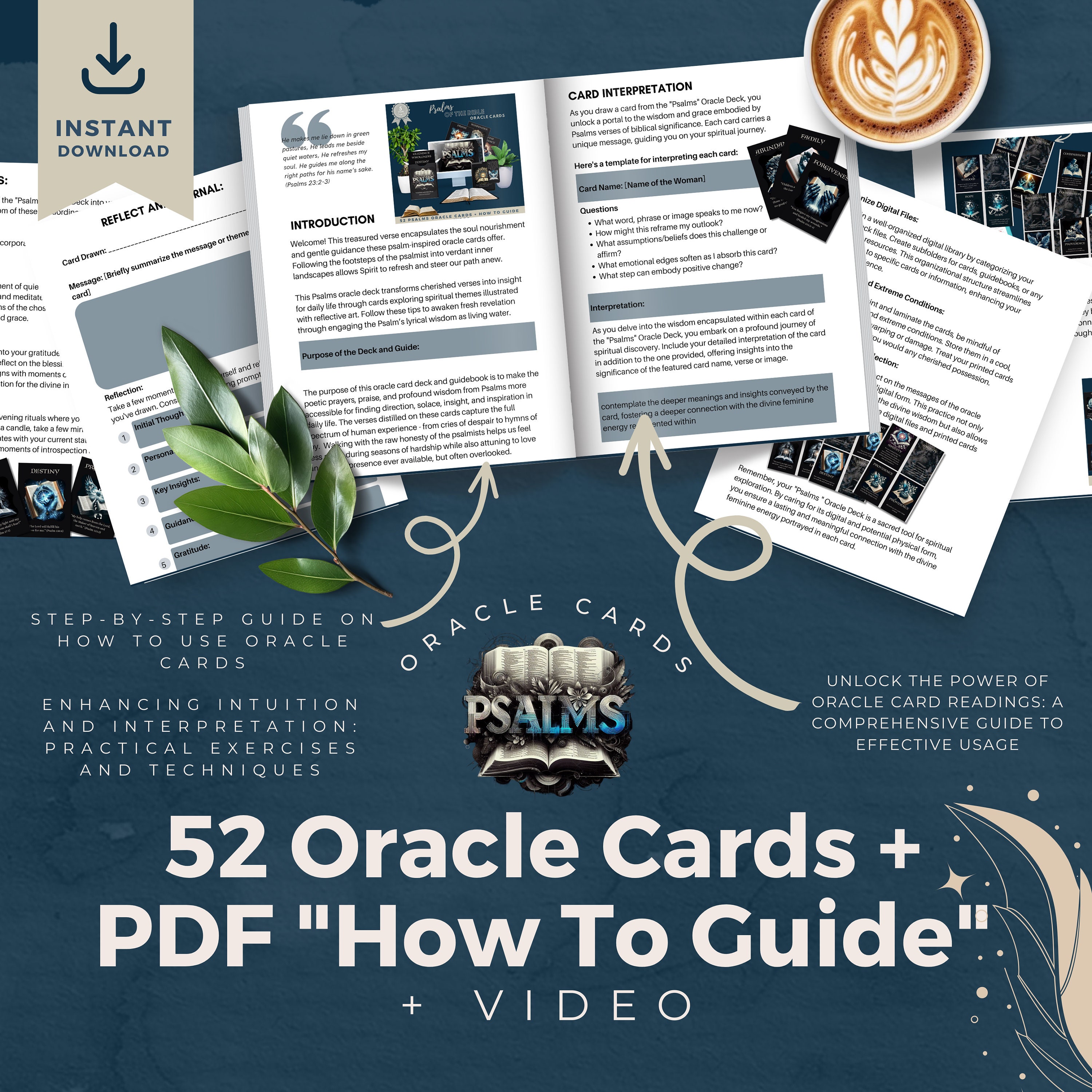 Psalms Oracle Cards: Wisdom and Solace From Ancient Hymns - Digital ...