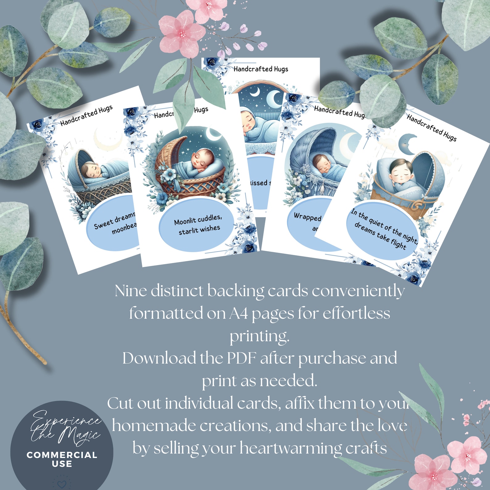 Backing Cards for Handmade Baby Blankets Adding a Touch to the ...