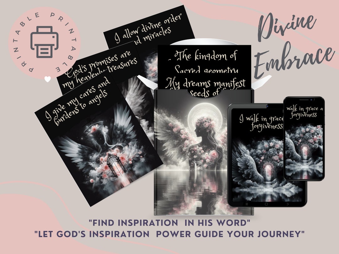 Printable Christian Oracle Card Deck - Inspirational Guidance and ...