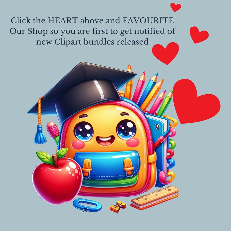 Back to School Clipart, Cute Backpack Character PNG, Transparent ...