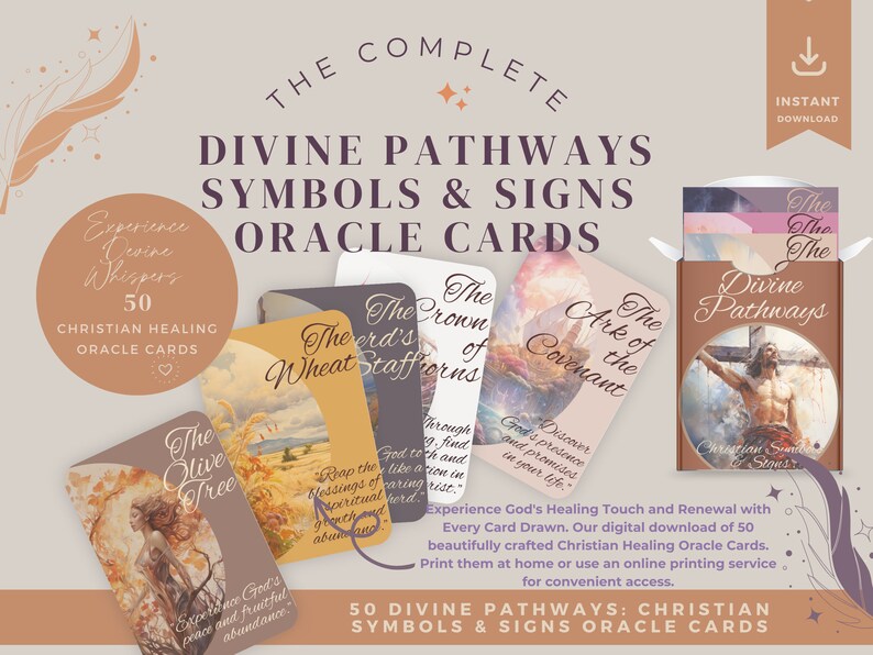 Oracle Cards Sacred Signs and Symbols: Divine Pathways L Spiritual ...