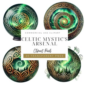 Celtic Druid Clipart Bundle: Mystical PNG Images (digital Download) - Etsy