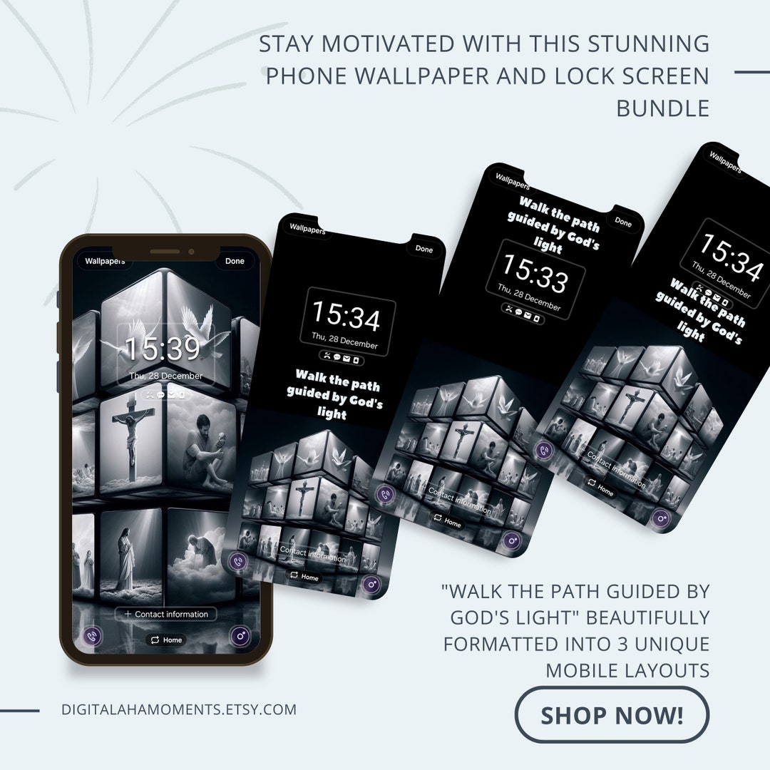 Encrypted Scripture Cube Wallpapers - "walk by God's Light". Wallpaper ...