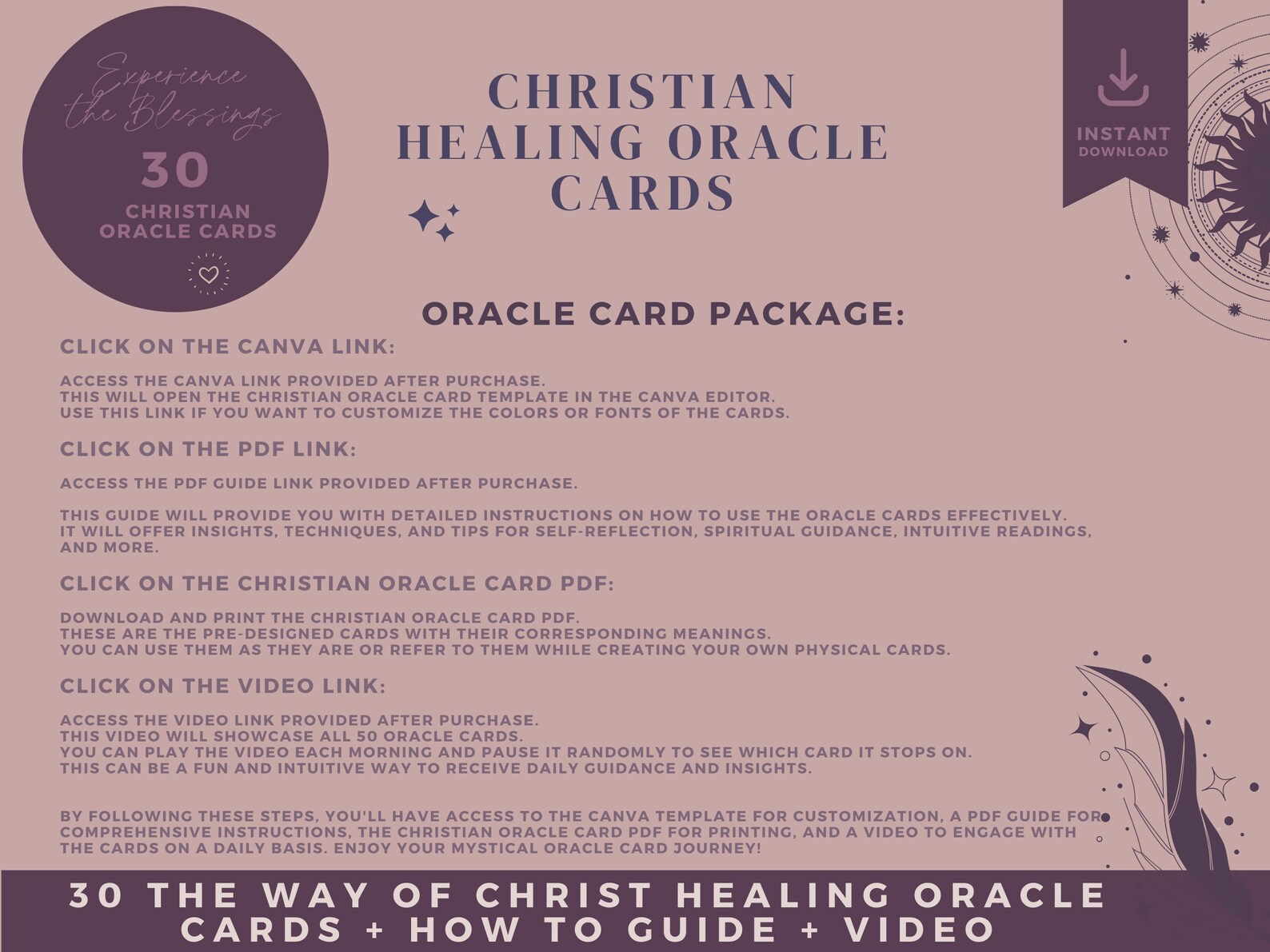 Oracle Cards the Way of Christ Oracle: Embark on a Transformative ...
