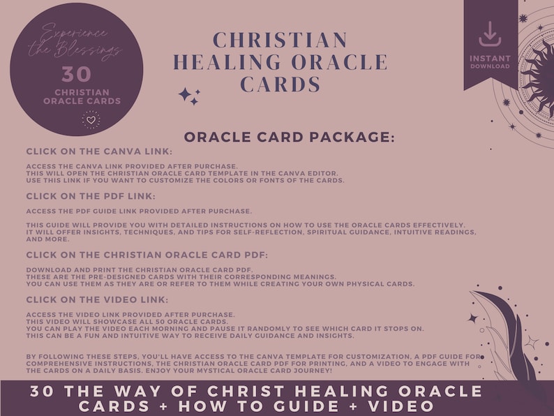 Oracle Cards the Way of Christ Oracle: Embark on a Transformative ...