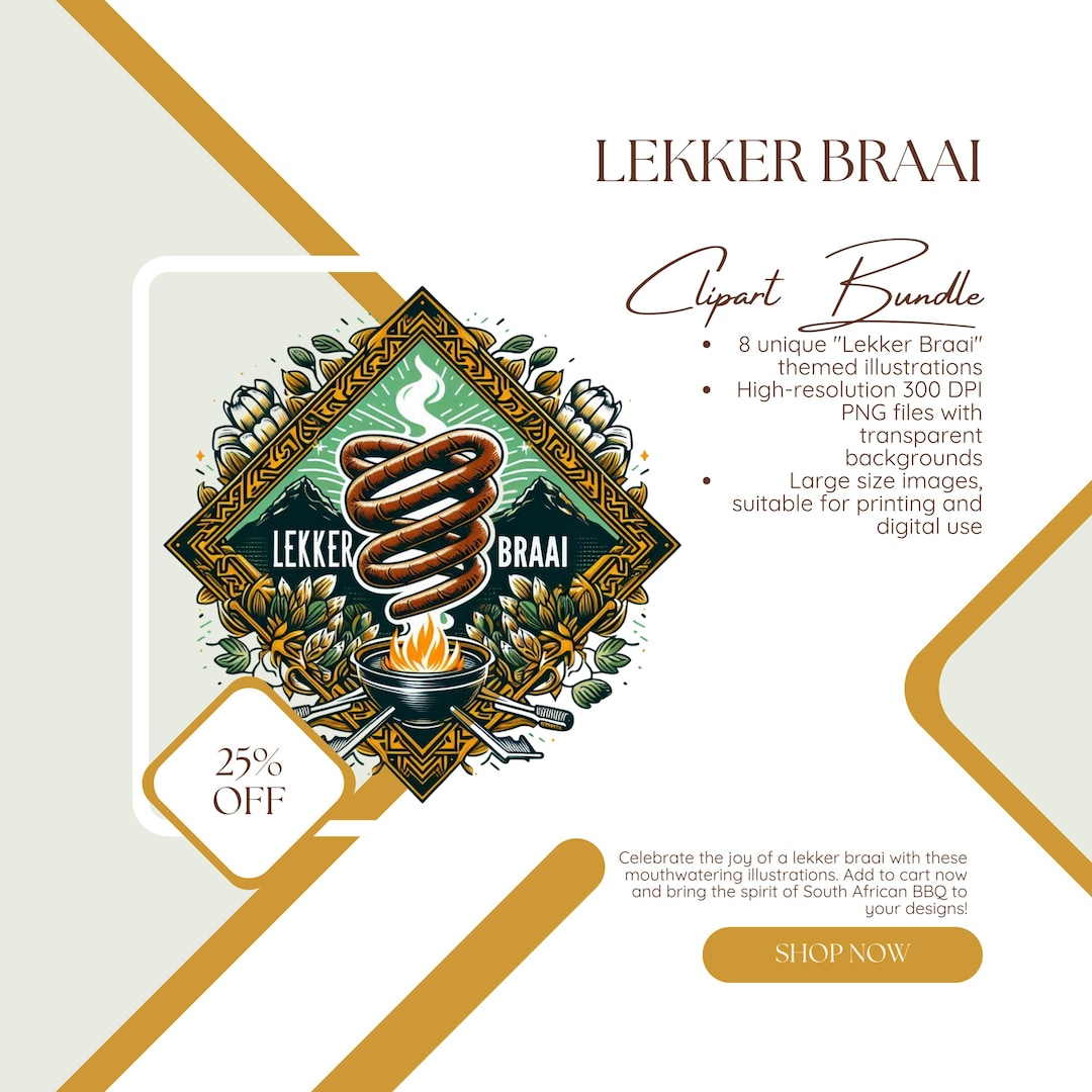 Lekker Braai PNG | South African Boerewors BBQ Clipart | Braai Tongs ...