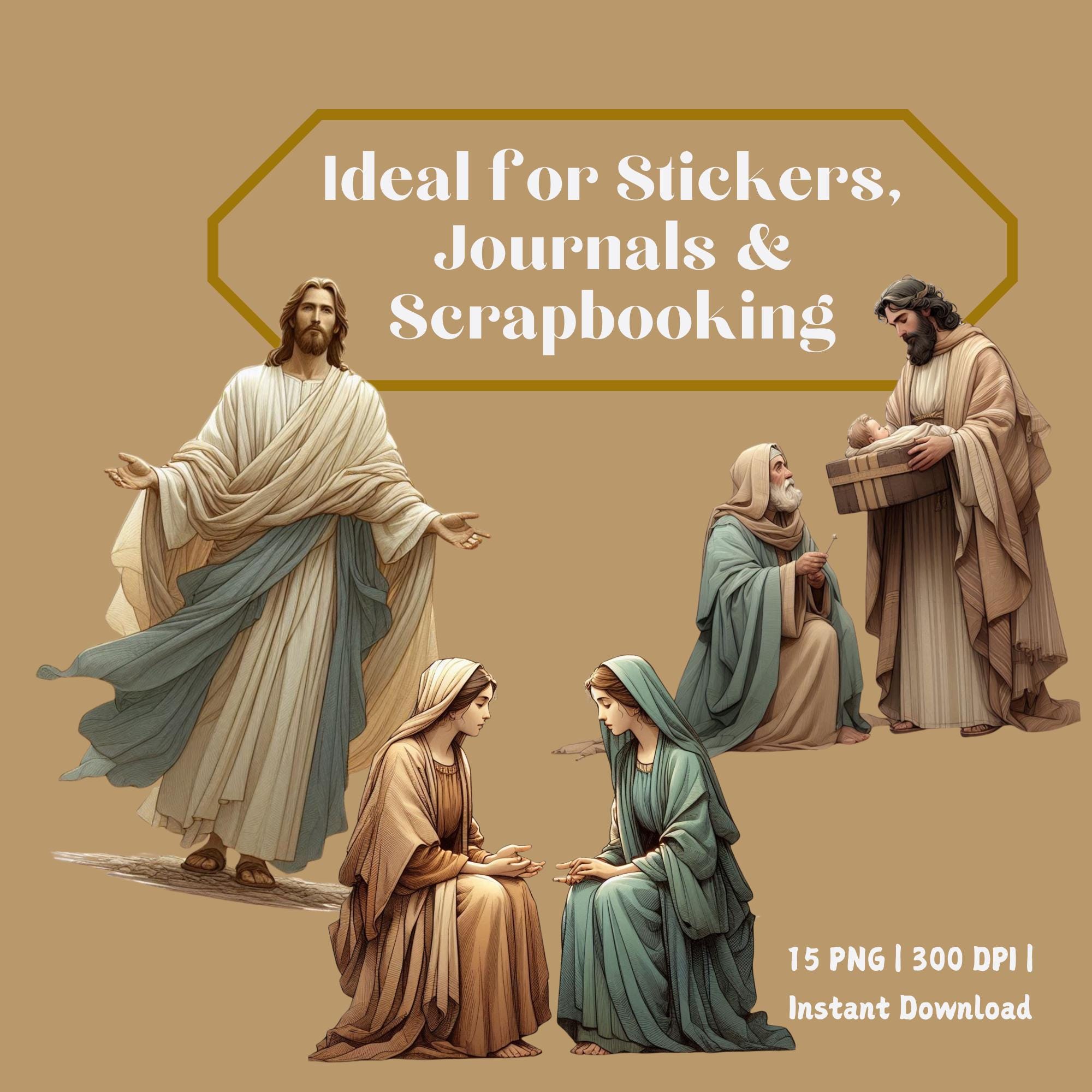 New Testament Bible Characters Clipart: Christian Art (digital Download ...