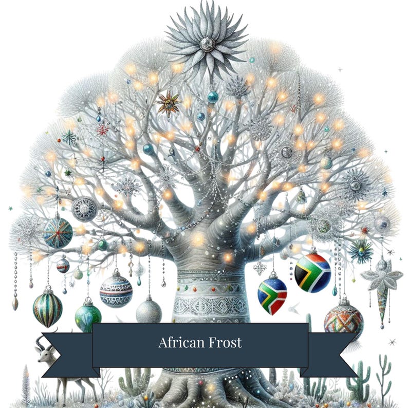 South African Christmas PNG | Baobab Tree Clipart | African Ornament ...