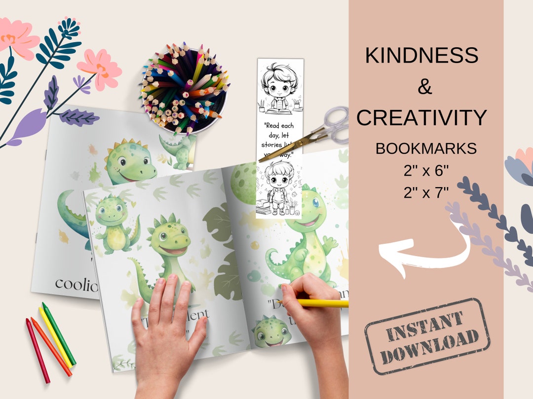 10 Coloring Bookmarks Positive Living Collection Uplifting Rhyme ...