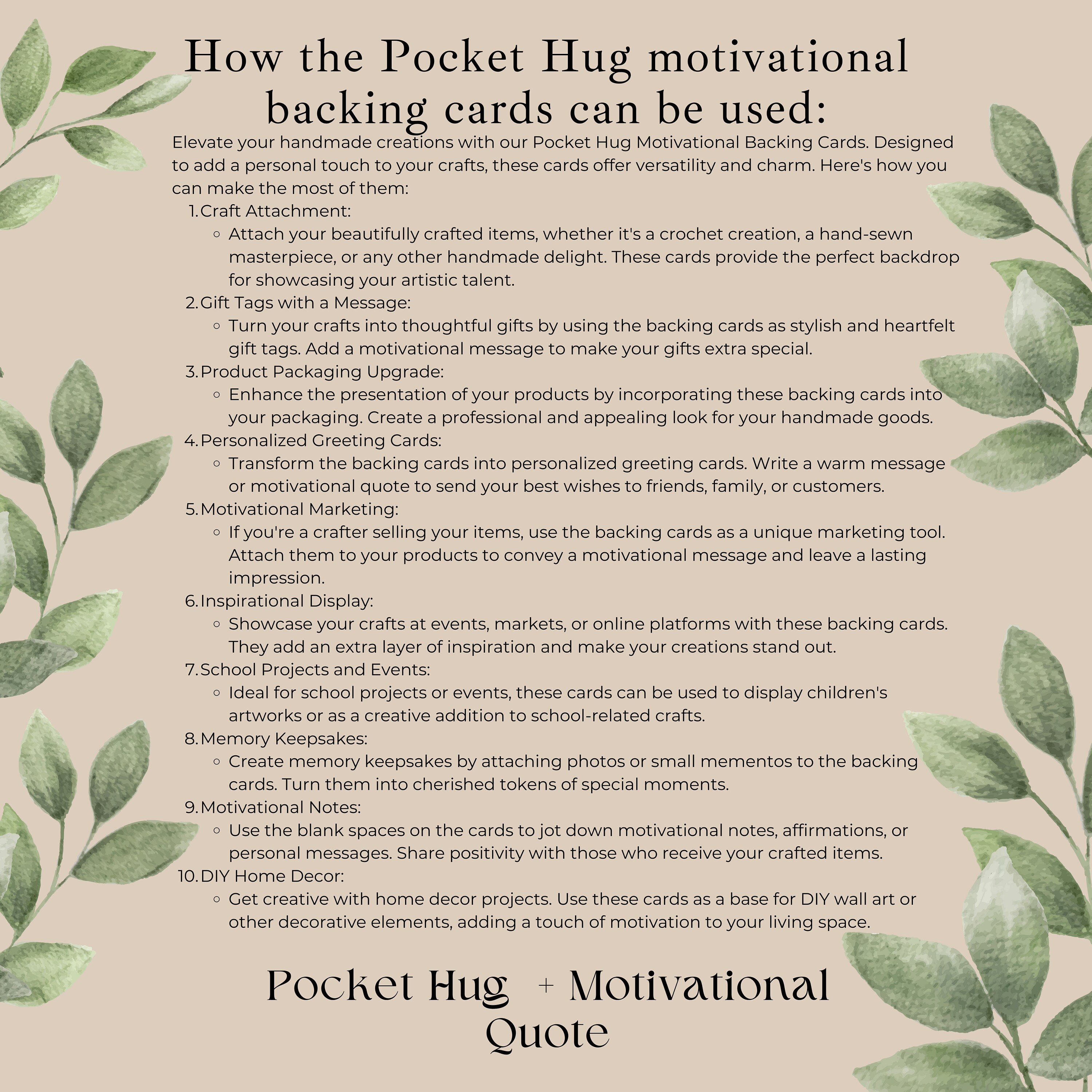 Pocket Hug Card Spooky Ghost Backing Cards - Cute Quotes for Pocket ...