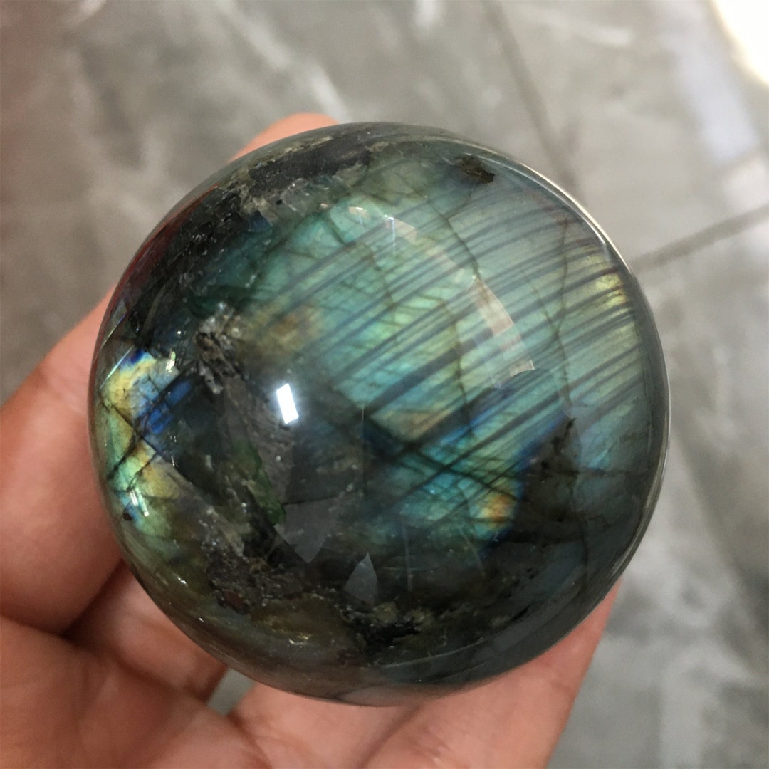 70mm Large Labradorite Sphere Big Labradorite Ball Large - Etsy