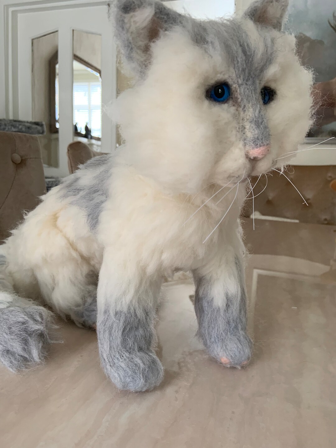 Needle Felted Ragdoll Cat - Etsy