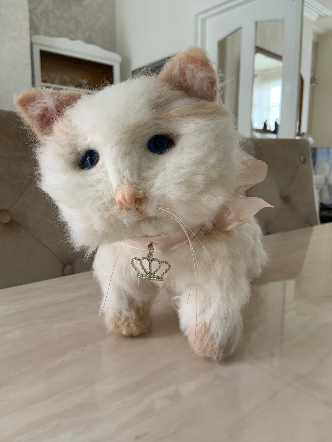 Needle Felted Ragdoll Kitten/cat - Etsy