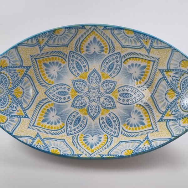 Blue Serving Platter - Etsy