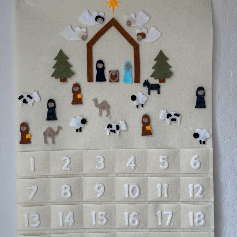 Nativity Advent Calendar - Etsy