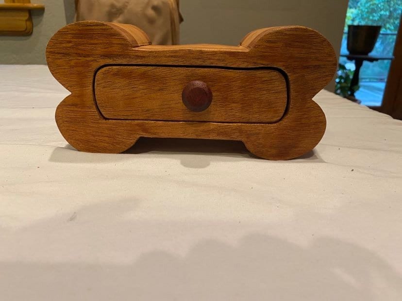 Bandsaw Box- Dog Bone Shape - Etsy