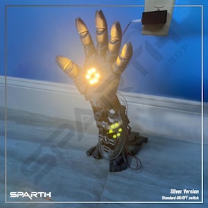 Iron Man Arm Gauntlet Display Stand | Detail Accurate, Made to Order, Movie Gift Idea - Etsy