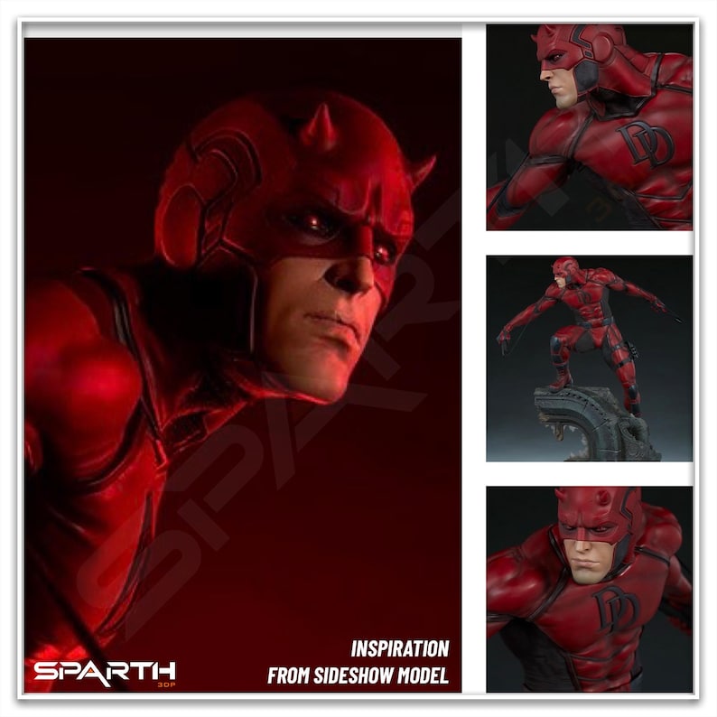 Sideshow Daredevil Wearable Helmet | 3D Printed, Collectible Design ...