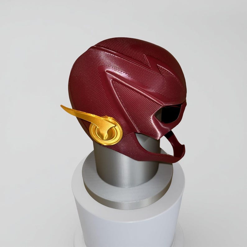 The Flash Cowl Mask: CW S6 Wearable Cosplay Costume Prop - Etsy
