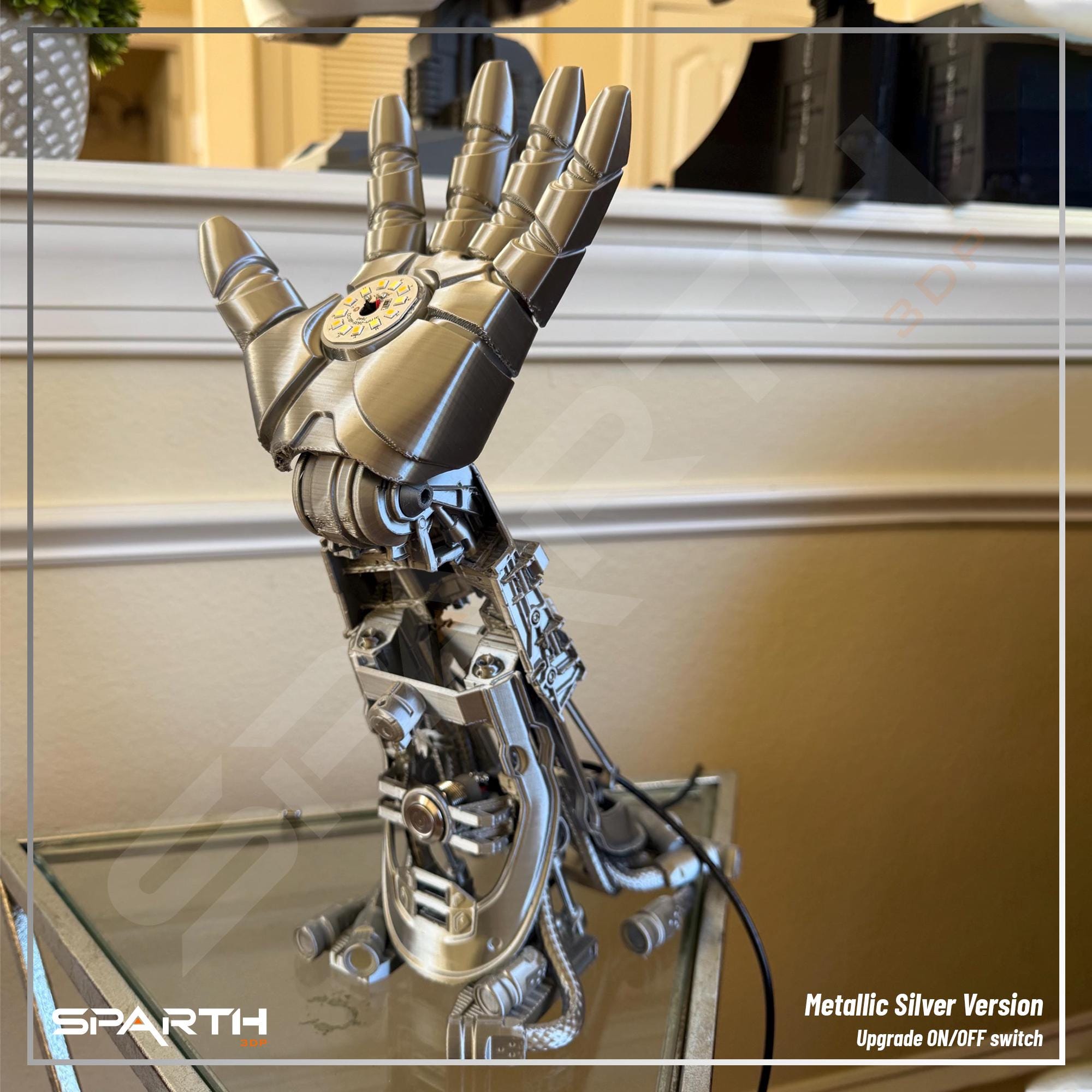Iron Man Arm Gauntlet Display Stand | Detail Accurate, Made to Order ...