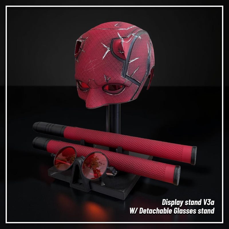 Daredevil Costume Mask - Etsy UK