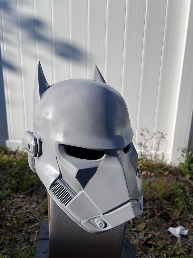 Bat Trooper Cosplay Helmet | Black See-through Lenses, Custom Fit, Made ...