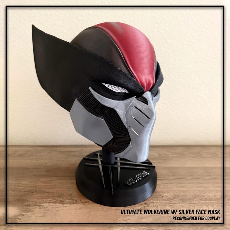 Ultimate Wolverine Helmet Cosplay | 3D Printed Comic Style Wearable ...