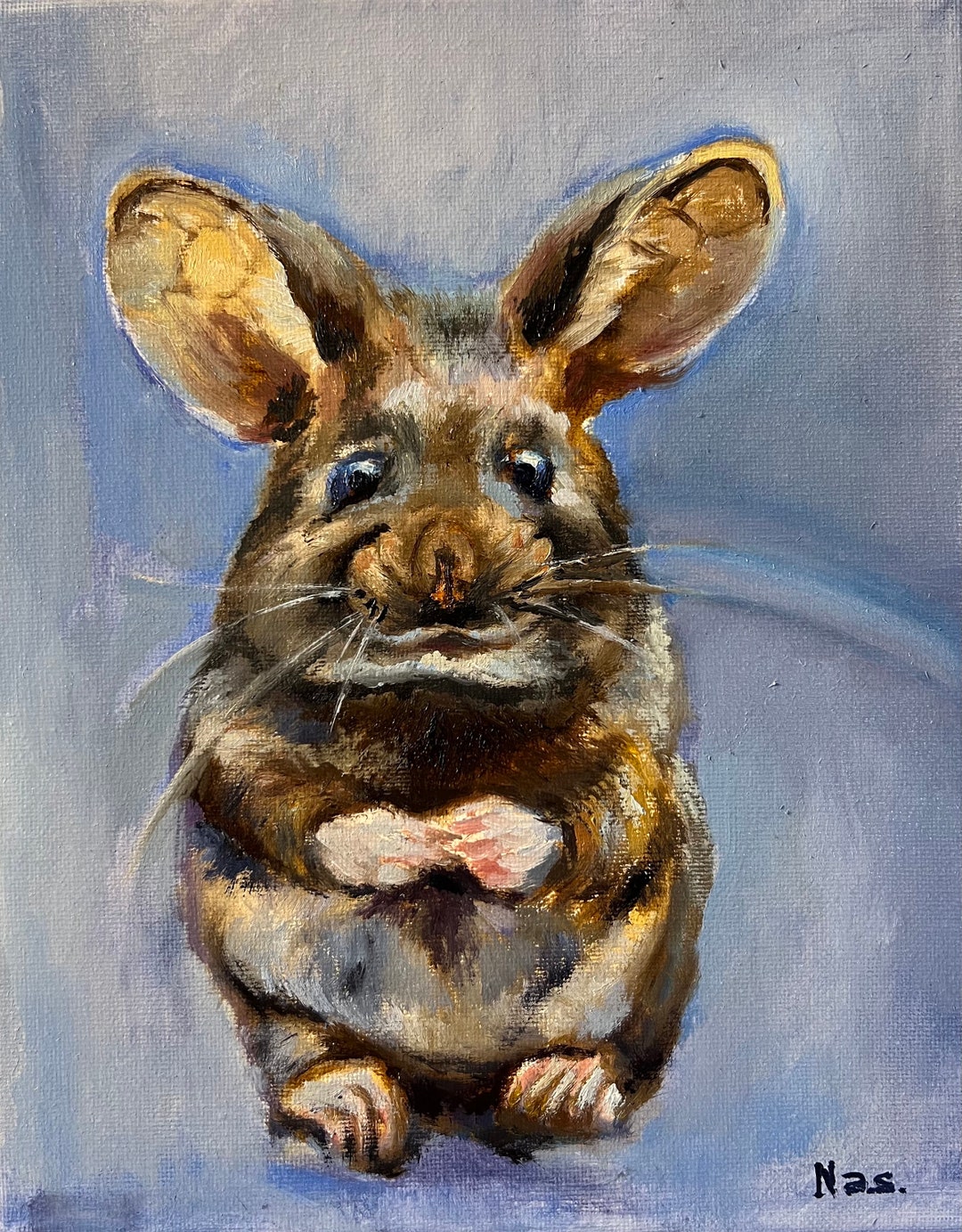 Mouse Painting, 8x10 Inches, Funny Mouse , Original Painting Oil on ...
