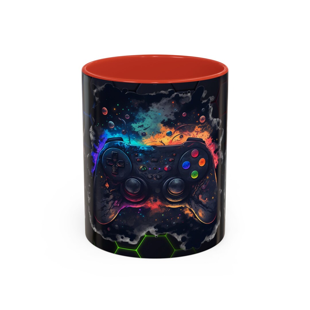 11.oz Gaming Controller 1st Art Edition White/colored Coffee Mug - Etsy