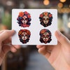Jack O'lantern Digital Sticker Set Png, Pdf Halloween Sticker, Scary ...