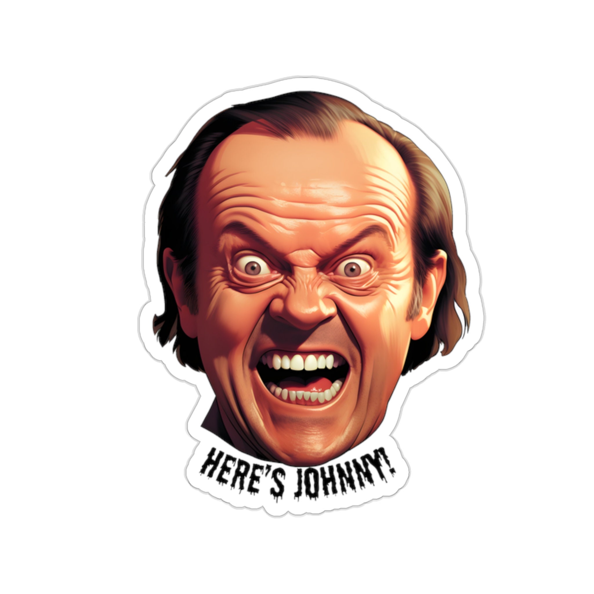 Here's Johnny! Sticker, the Shining Sticker, Scary Movie Sticker ...