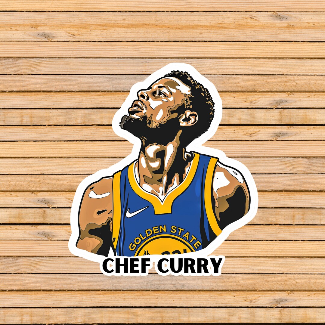 Steph Curry Sticker, Chef Curry Sticker, Steph Curry Chef Sticker ...