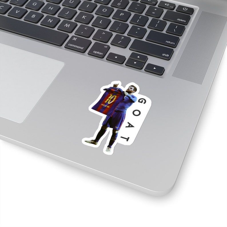 Lionel Messi GOAT Sticker, FC Barcelona Soccer Player Decal, Leo La ...