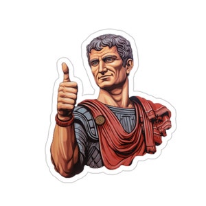 Caesar Thumbs up Sticker - Etsy