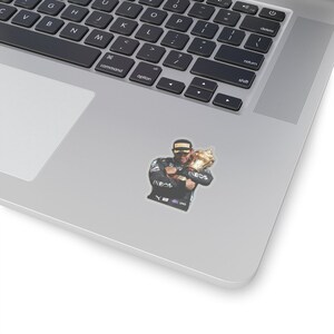 Lewis Hamilton Formula 1 Driver Sticker, F1 Champion Mercedes Mclaren ...