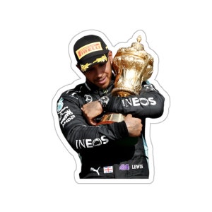 Lewis Hamilton Formula 1 Driver Sticker, F1 Champion Mercedes Mclaren ...
