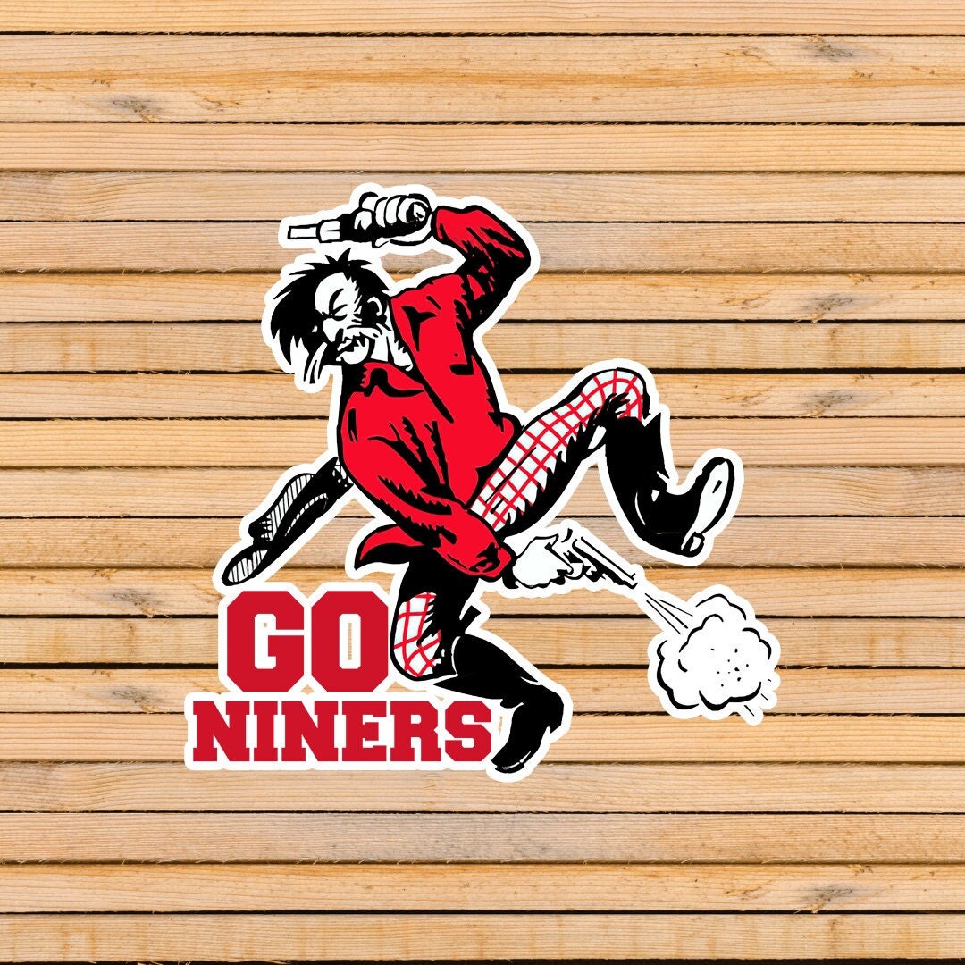 Go Niners San Francisco 49ers Sticker, NFL the Bay Retro Vintage Logo ...