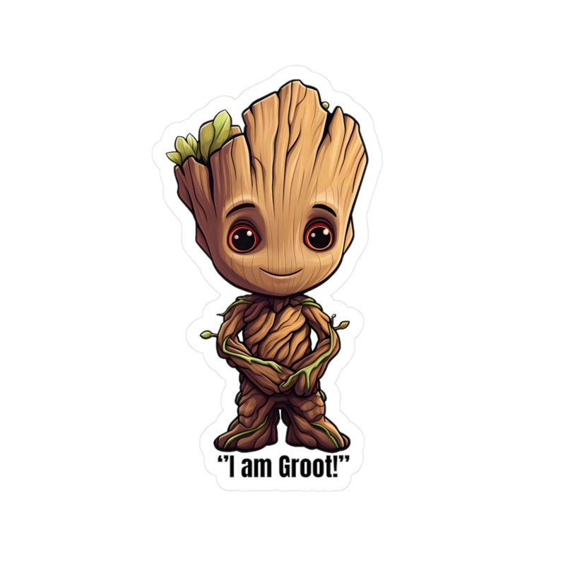 I Am Groot Sticker, Baby Groot Sticker, Guardians of the Galaxy Sticker ...
