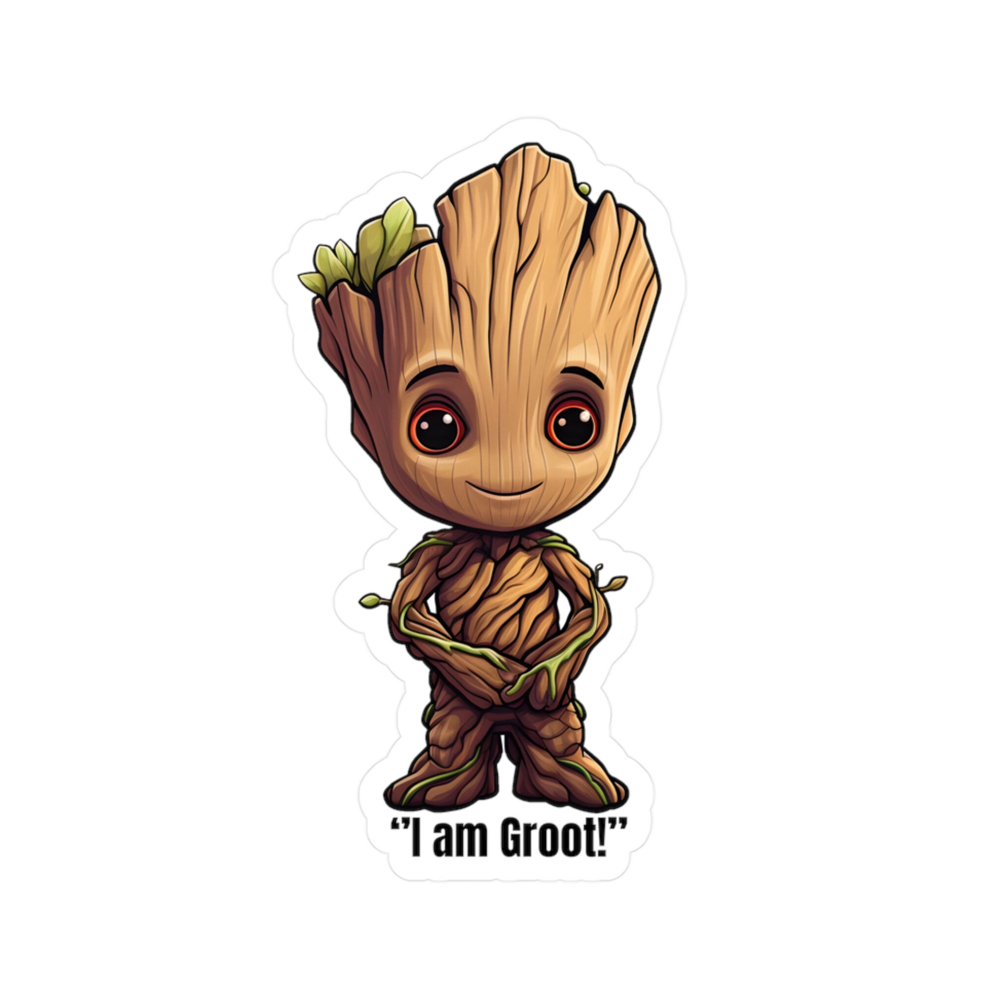 I Am Groot Sticker, Baby Groot Sticker, Guardians of the Galaxy Sticker ...