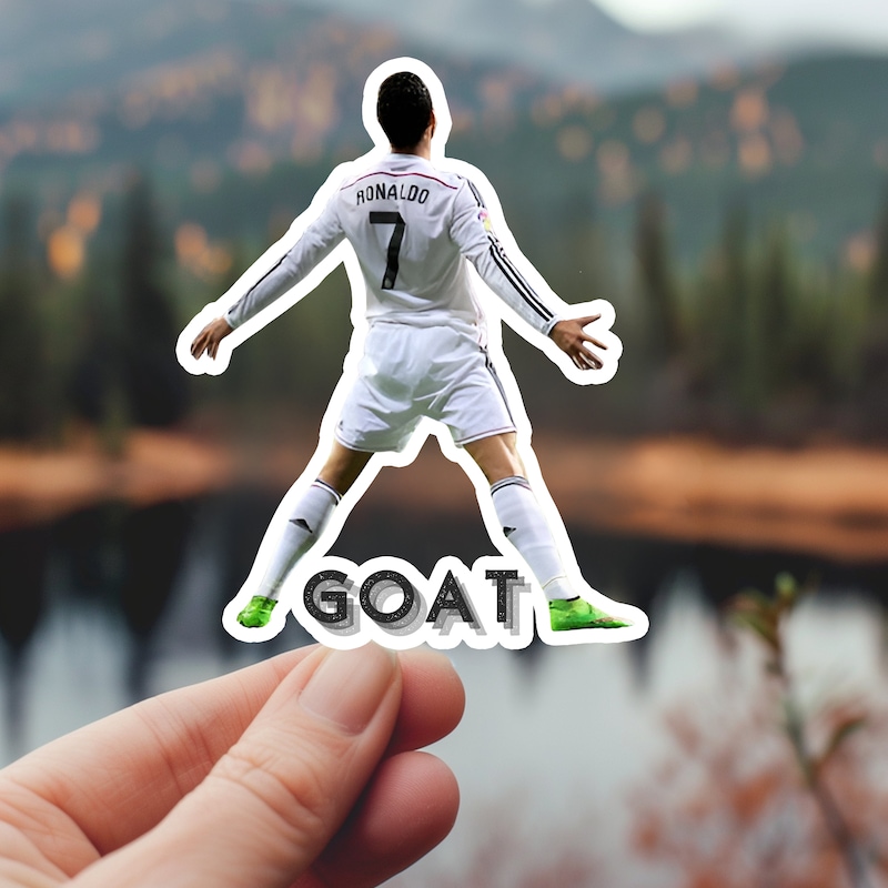Cristiano Ronaldo Sticker - Etsy