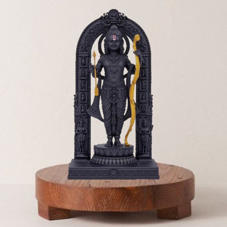 Ram Lalla Idol Ram Statue in Ayodhya for Pooja Temple Shree Ram Lalla ...