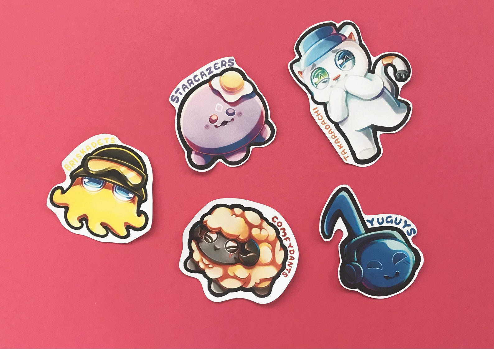 Nijisanjien Mascot Stickers: Noctyx - Etsy