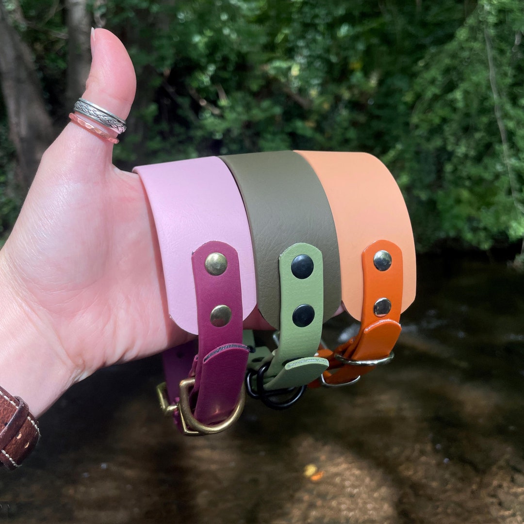 Two-tone Biothane 'fishtail' Dog Collar // Waterproof Hardwearing ...