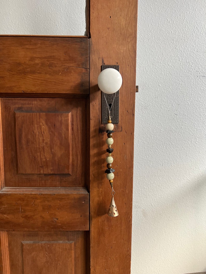 Black Tourmaline Single Hanging Bell Door Bell - Etsy