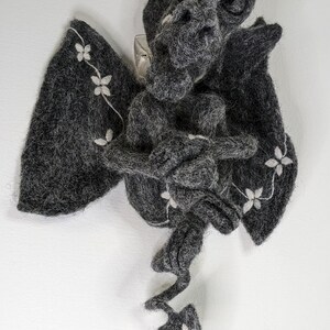Pretty Grotesque/gargoyle Needle Felted Wall Hanging - Etsy